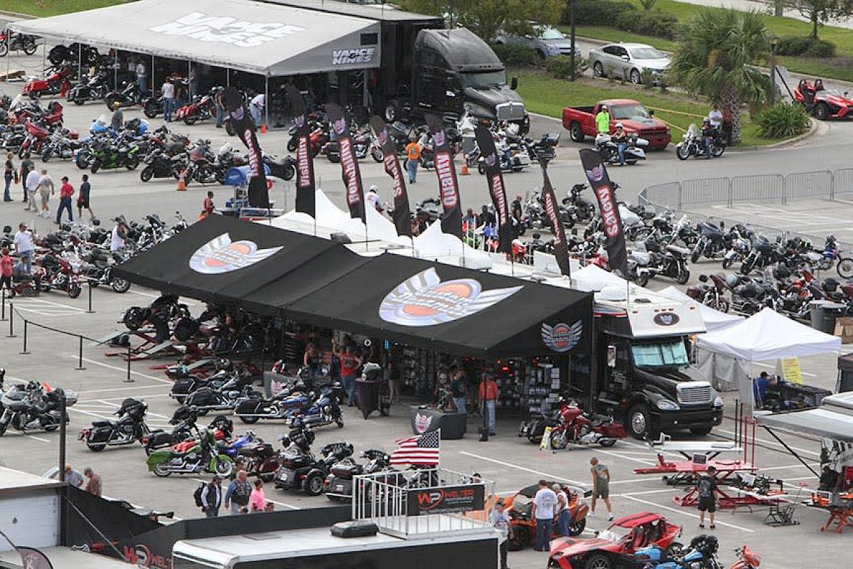 Fall Cycle Scene at Daytona International Speedway